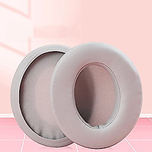 Replacement Earpads Protein Leather Ear Pads Cushions Cover Repair Parts Compatible with Razer Kraken BT Kitty Edition Wireless Headphones (Grey)