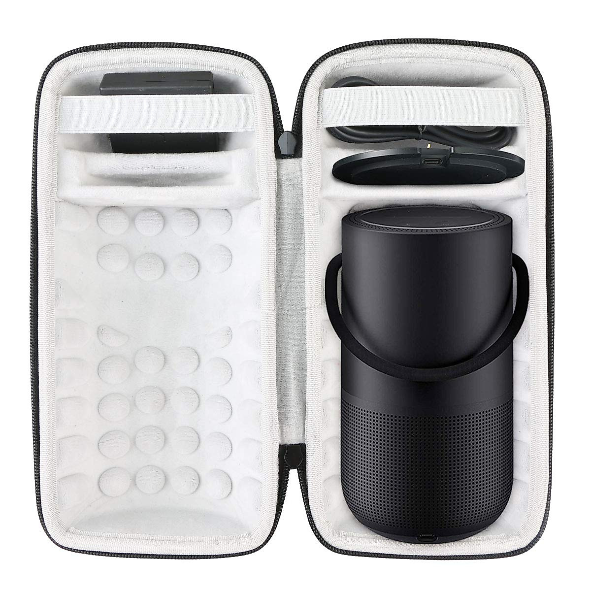 Khanka Hard Case for Replacement for Bose Portable Home/Smart Bluetooth Speaker (Fits Charging Cradle)