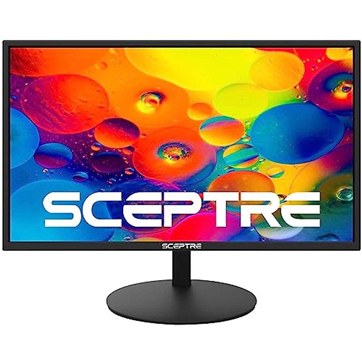 Sceptre E275W-19203R 27 inch1080P LED Monitor 99% sRGB 2X HDMI VGA Build-In Speakers, Machine Black (E275W-19203R series)