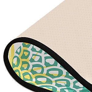 Pineapple Tropical Fruit Kitchen Rugs Non-Slip Soft Doormats Bath Carpet Floor Runner Area Rugs for Home Dining Living Room Bedroom 72" X 24"