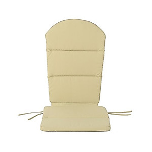 Christopher Knight Home Terry Outdoor Water-Resistant Adirondack Chair Cushions (Set of 2), Khaki, 2 Count (Pack of 1)