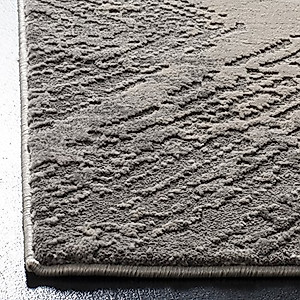 SAFAVIEH Meadow Collection 9' x 12' Taupe MDW344E Modern Abstract Area Rug