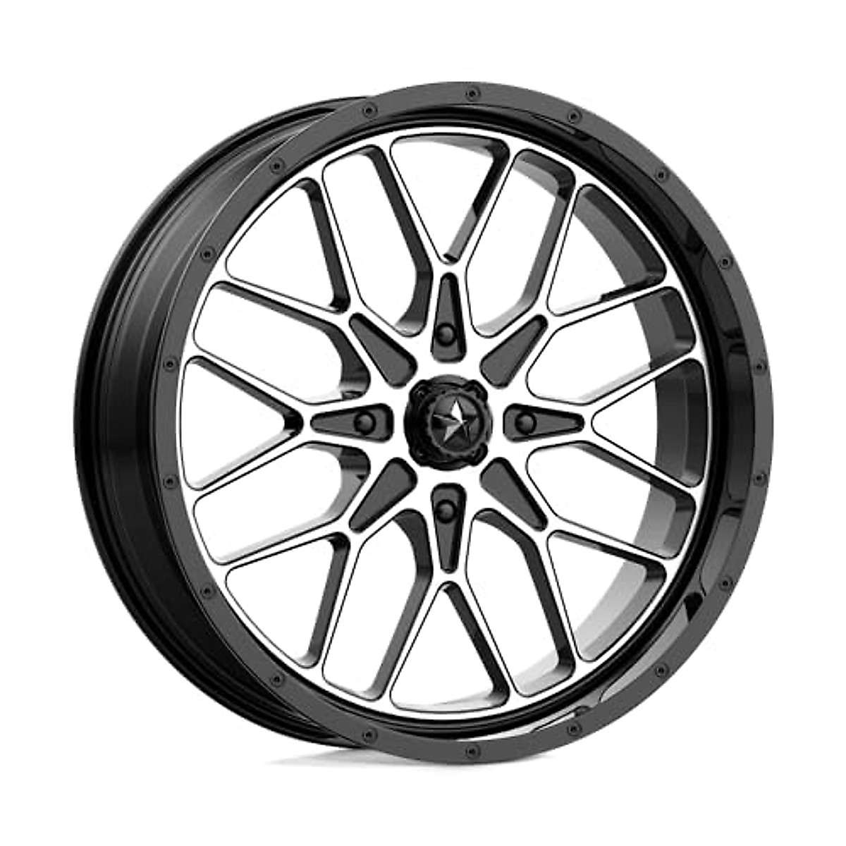 MA45 20X7 4X110 G-BLK MACH 00MM WHEEL (1)