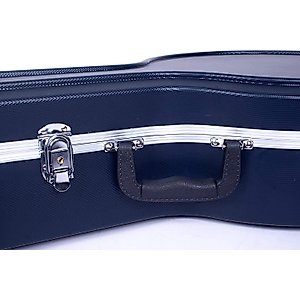 Crossrock ABS Molded Hardshell Case for 5-String Resonator, Gibson Tenor Banjo, Backpack Style(CRA861BJBL)