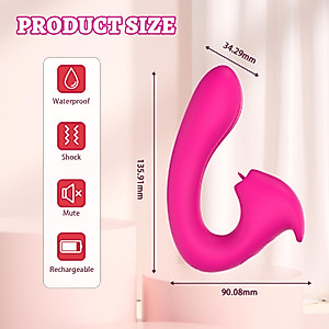 Anal Sex Toys for Women with APP Remote Control,Sex Toys Tongue Licking Vibrator with 10 Powerful Vibrations,Wearable G-Spot Dildo Toy Clitoral Rechargeable Gifts Stimulator Vibrador Massager