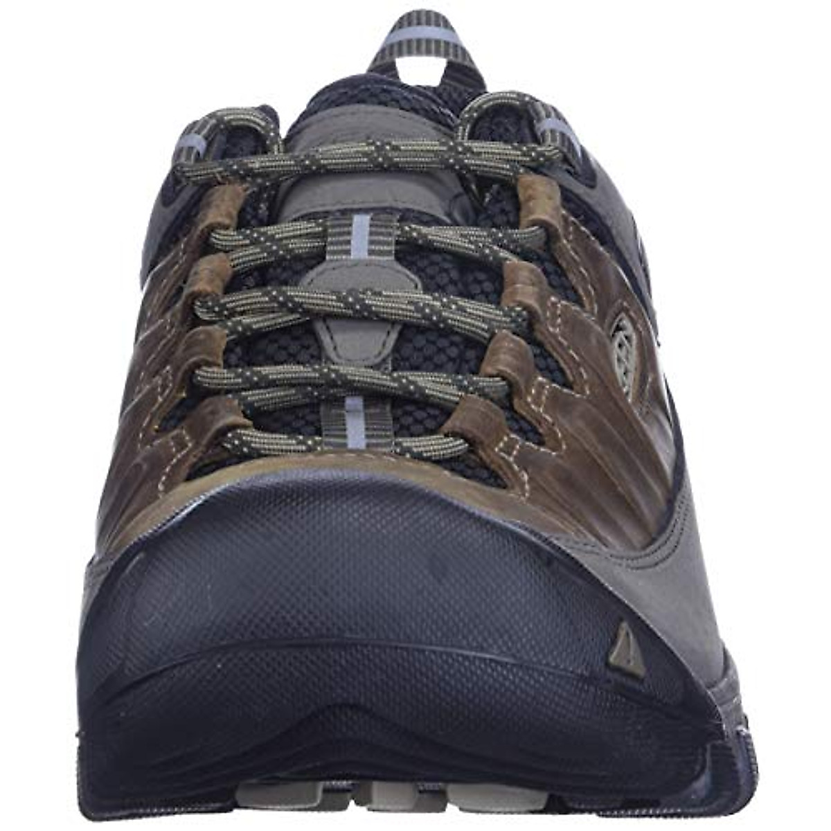 KEEN Men's Targhee 3 Low Height Waterproof Hiking Shoes, Bungee Cord/Black, 11