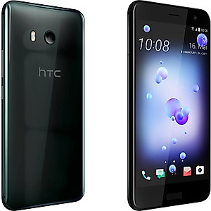 HTC U11 Dual-SIM 64GB (GSM Only, No CDMA) Factory Unlocked 4G/LTE Smartphone (Brilliant Black) - International Version