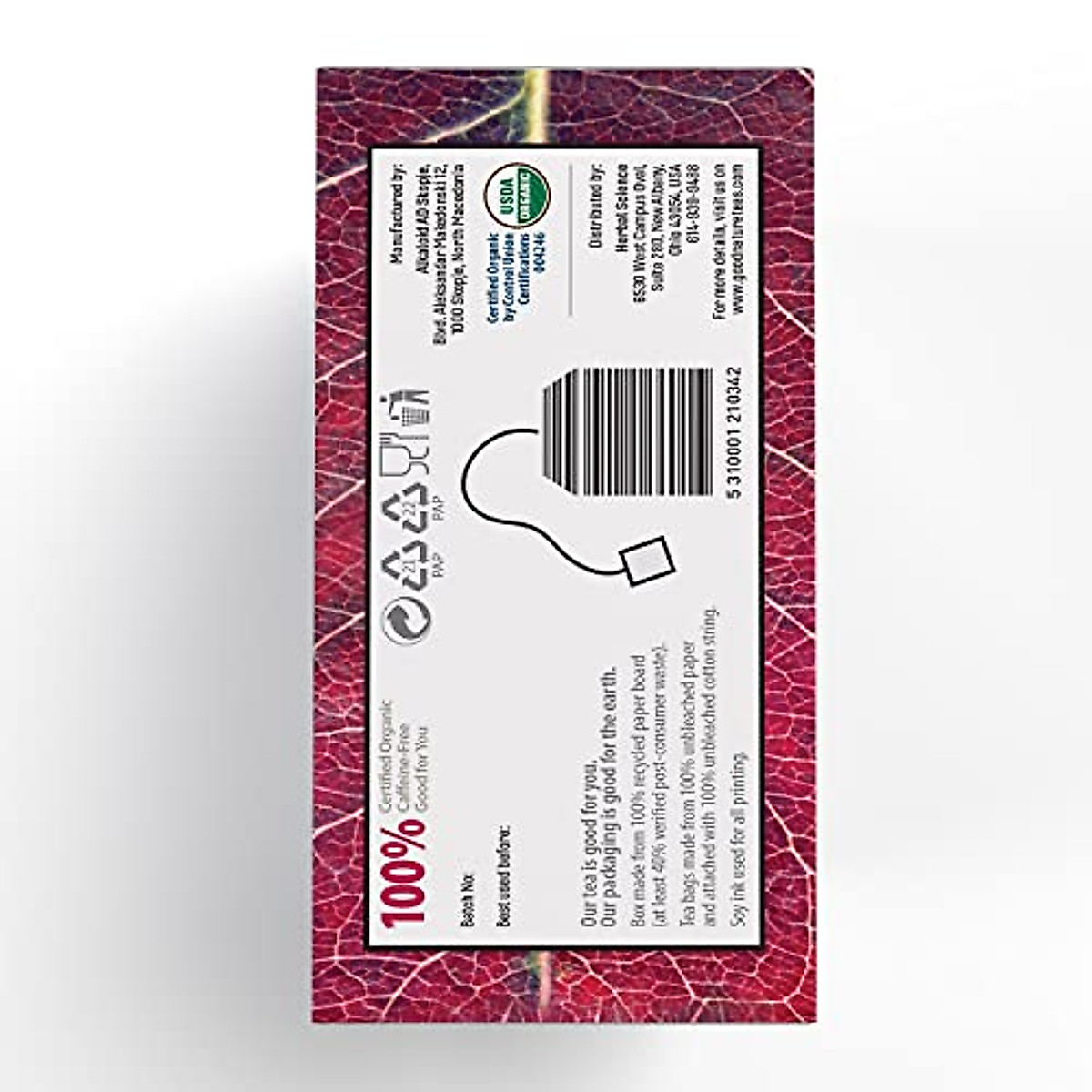 Good Nature Organic Wild Thyme Tea, 20 count, 30 grams