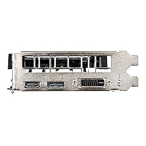MSI Gaming GeForce GTX 1650 128-Bit HDMI/DP/DVI 4GB GDRR6 HDCP Support DirectX 12 VR Ready OC Graphics Card (GTX 1650 D6 Ventus XS OC)