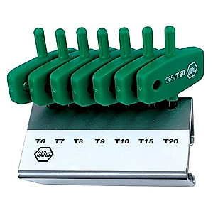 Wiha 36590 Torx Hex Key Set, Wing Handle, 7 Piece