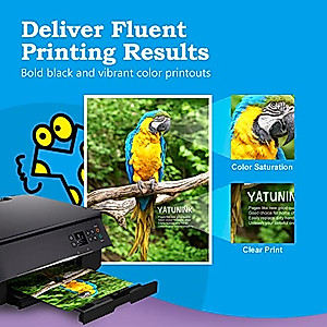 YATUNINK Remanufactured Ink Cartridge Replacement for HP 662XL HP 662 Ink Cartridges Black and Color Combo Pack Show Ink Level for Deskjet 1015 1515 1516 2515 2516 Deskjet 4645 4666 Printer Ink(2Pack)