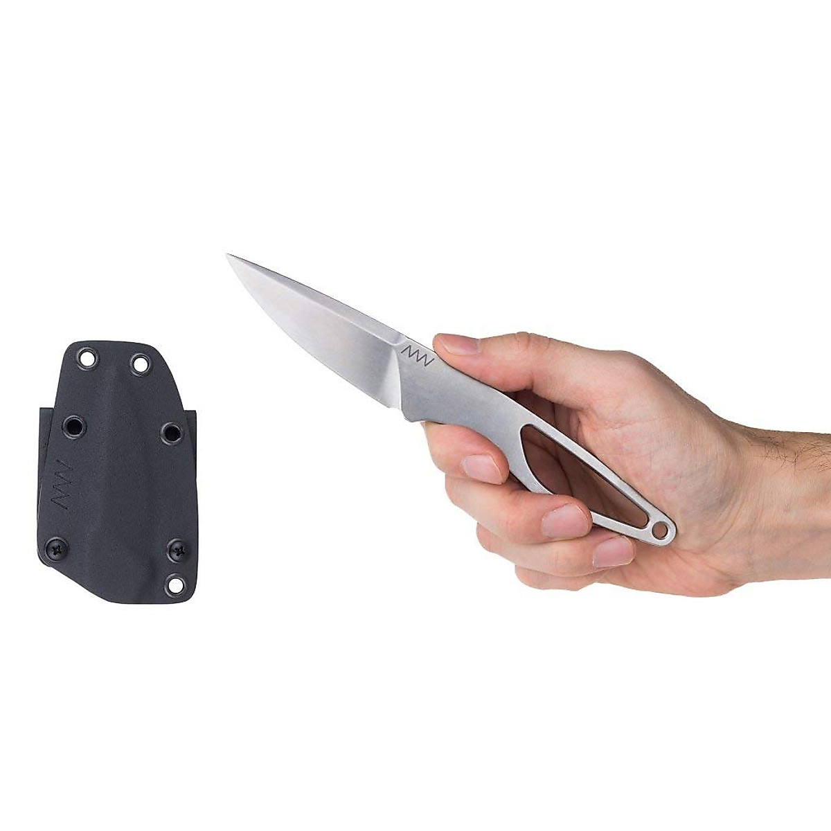 ACTA NON VERBA ANV knives knife P100 ANVP100-001 with Kydex Sheath Black