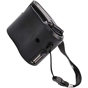 Hand Crank Charger Manual Generator Mobile Phone Emergency Charger USB Charger Emergency Charge USB Charger-Black 1 Size