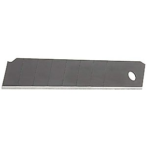 Amazon Basics 18mm (7-Point), Carbon Steel Snap Off Blades, 100/box