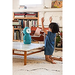 Moxie Robot, Conversational Learning Robot for Kids 5-10, GPT-Powered AI Technology, Increases Social Confidence, Articulating Arms & Emotion-Responsive Camera, Birthday Gift Boys and Girls