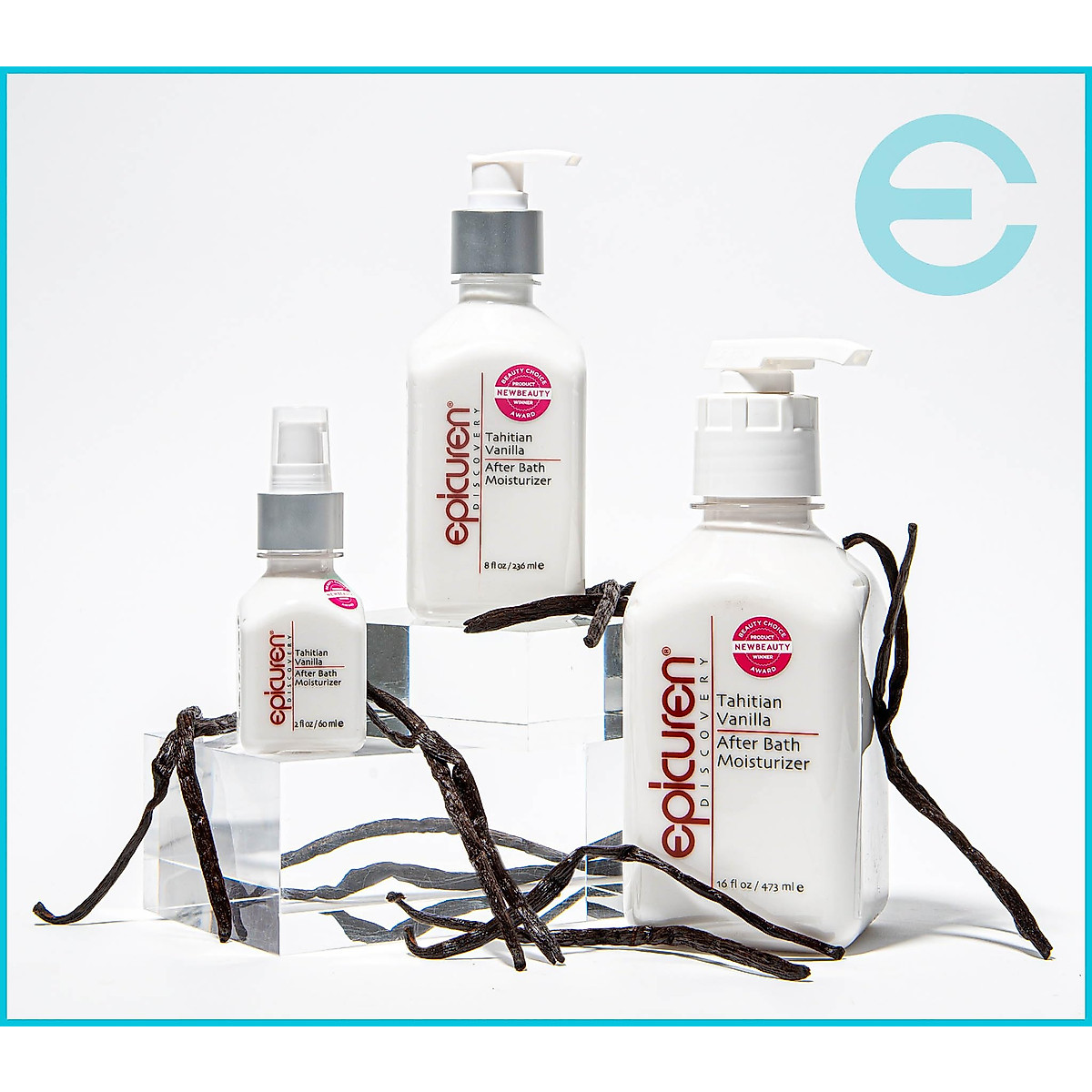 Epicuren Discovery Tahitian Vanilla After Bath Body Moisturizer, 8 oz.