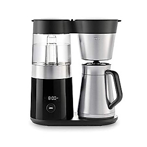 OXO BREW 9 Cup Programmable Coffee Maker Bundle BREW Conical Burr One Push Start Coffee Grinder - Stainless Steel/Black
