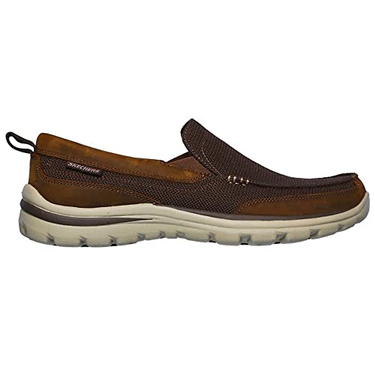 Skechers Men's Superior Milford Loafer, Brown, 10.5 Medium US