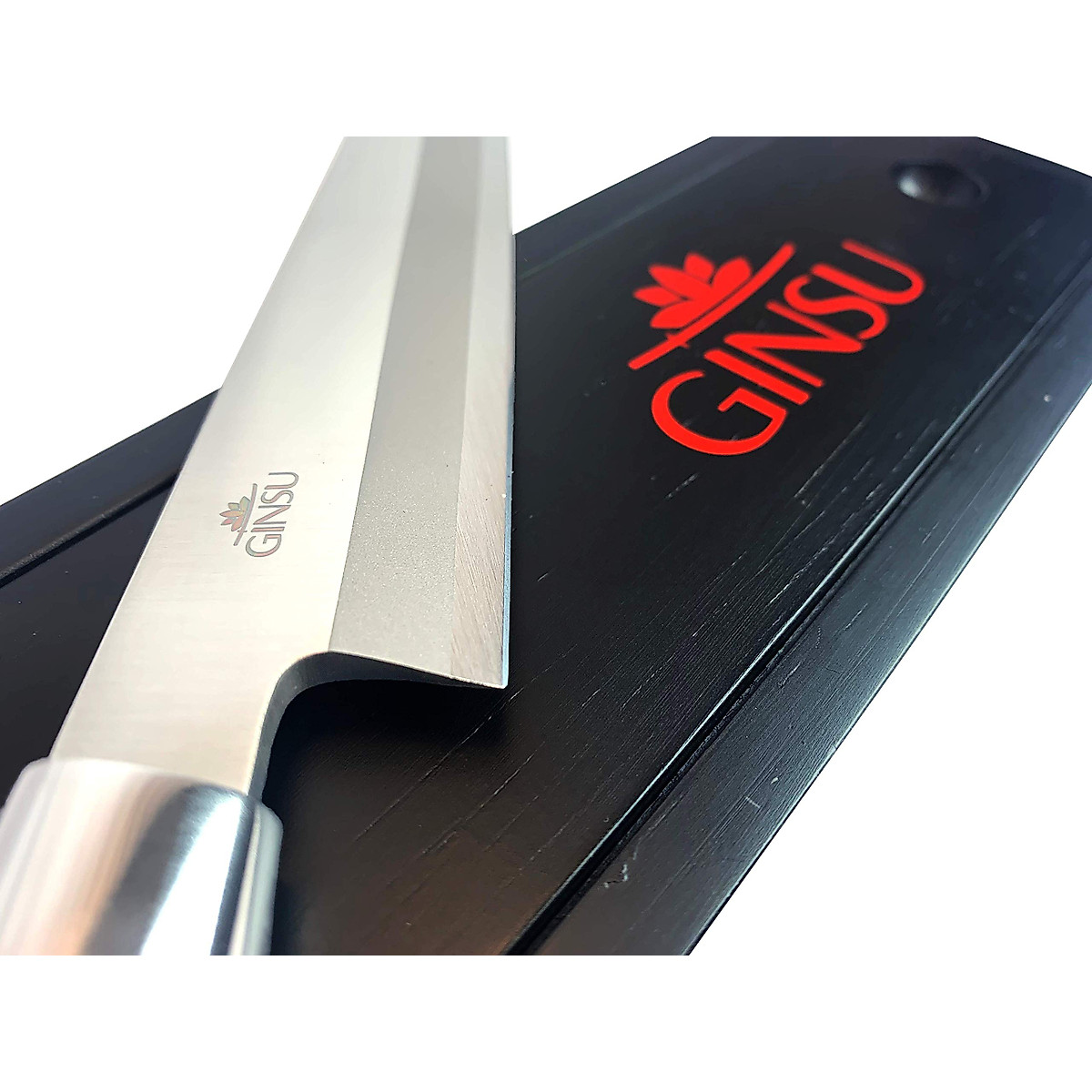 Ginsu Yanagiba 9.5" Sashimi Knife, Brown - Premium Stainless-Steel Blade, Designed for Right Hand Usage