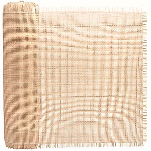CLAYNIX 24" Width Square Cane Webbing- 24" x 1 Ft Sheet - Rattan Cane Webbing Roll -Caning Material for Chairs, Cabinet, Door -Open Weave Wicker Woven Rattan Sheets - Cane Fabric (1 FEET)
