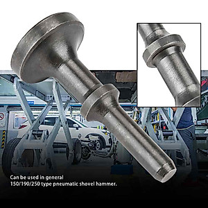 Pneumatic Air Hammer Bit, Smoothing Pneumatic Drifts Air Hammer Bit Set Extended Length Impact Tool (80mm)