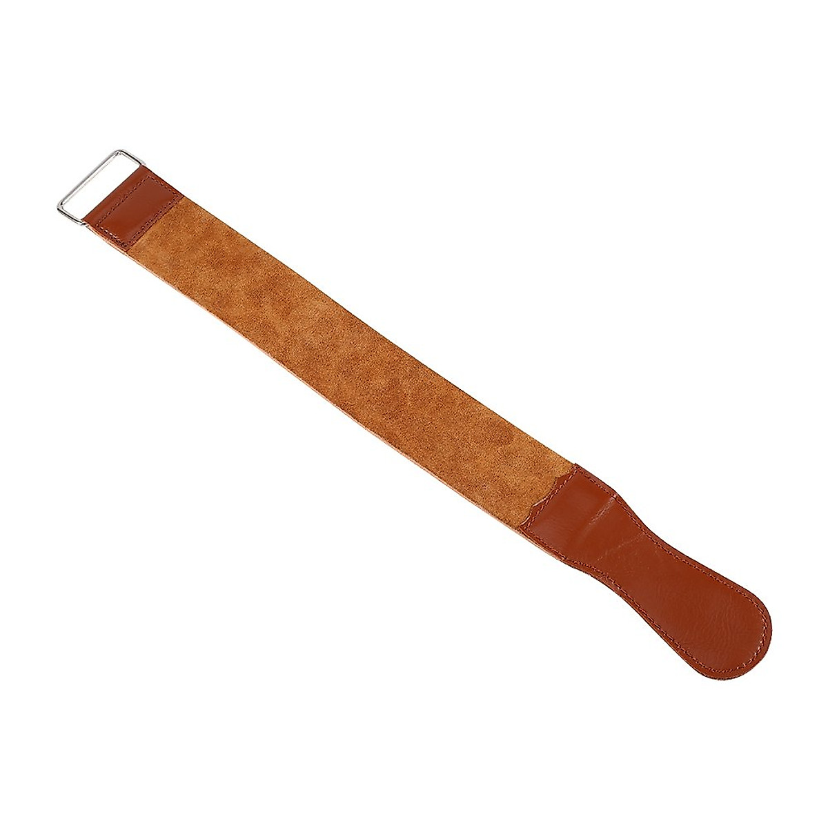 Barber Strop Leather, Leather Strop for Straight Sharpening and Smooth, Sharpening Strap,8.5" Straight Strops Cow Leather Sharpening Strap Straight Leather Strop