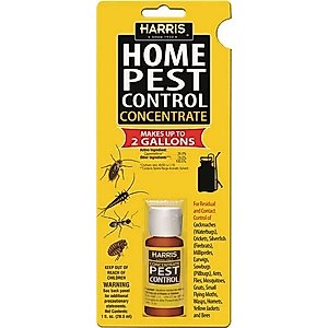 Harris Home Pest Control, 2-Gallon Concentrate - Kills Roaches, Ants, Stink Bugs, Fleas, Ticks, Gnats, Mosquitos, Wasps and More