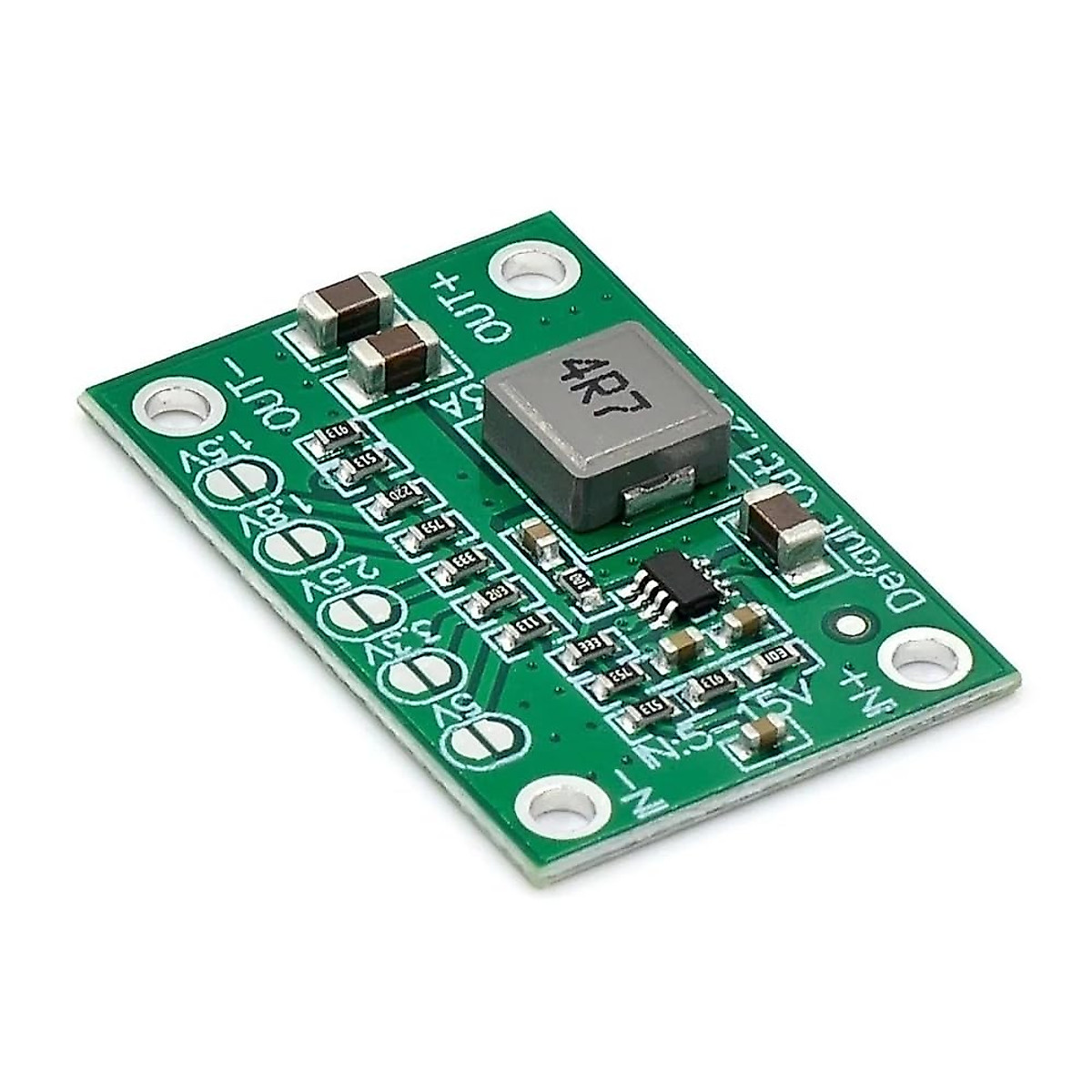 KOOBOOK 5Pcs DC DC Step Down Power Module 5-16V to 1.25V/1.5V/1.8V/2.5V/3.3V/5V 3A Adjustable Buck Voltage Converter Board