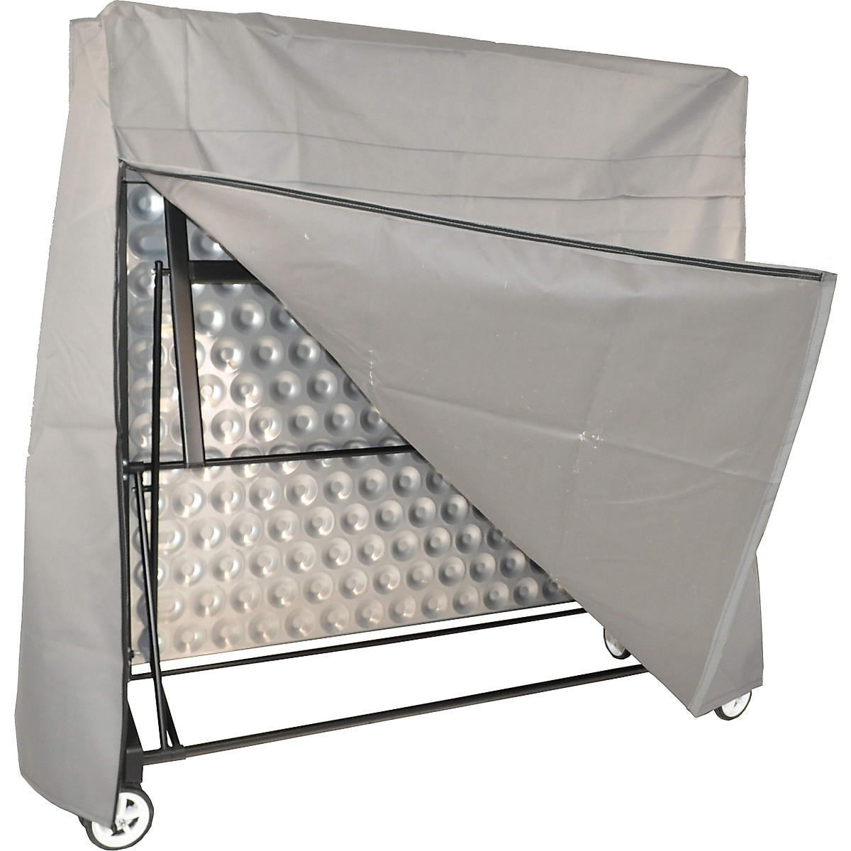 KETTLER Heavy-Duty Weatherproof Indoor/Outdoor Table Tennis Table Cover, Grey (7033-100)