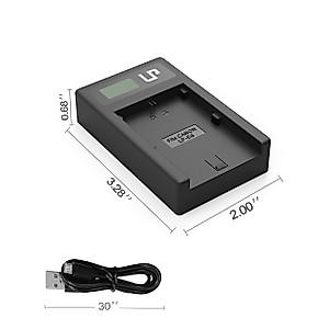 LP-E6 LP E6N Battery Charger, LP Charger Compatible with Canon EOS 90D, 80D, 70D, 60D, 60DA, 7D Mark II, 7D, 6D Mark II, 6D, 5D Mark IV, 5D Mark III, 5D Mark II, 5DS, 5DS R, R5, R6 DSLR Cameras & More