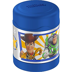 THERMOS FUNTAINER 10 Ounce Stainless Steel Kids Food Jar, Toy Story 4