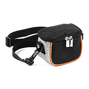 Hamster Carrier Bag,Portable Guinea Pig Travel Pouch Breathable Hamster Outgoing Bag with Adjustable Strap for Hedgehog Squirrel Guinea Hamster Pig Small Animals