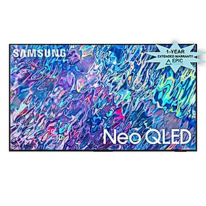 SAMSUNG QN75QN85BAFXZA 75" 4K Neo QLED UHD Smart TV in Titan Black with an Additional 1 Year Coverage by Epic Protect (2022)