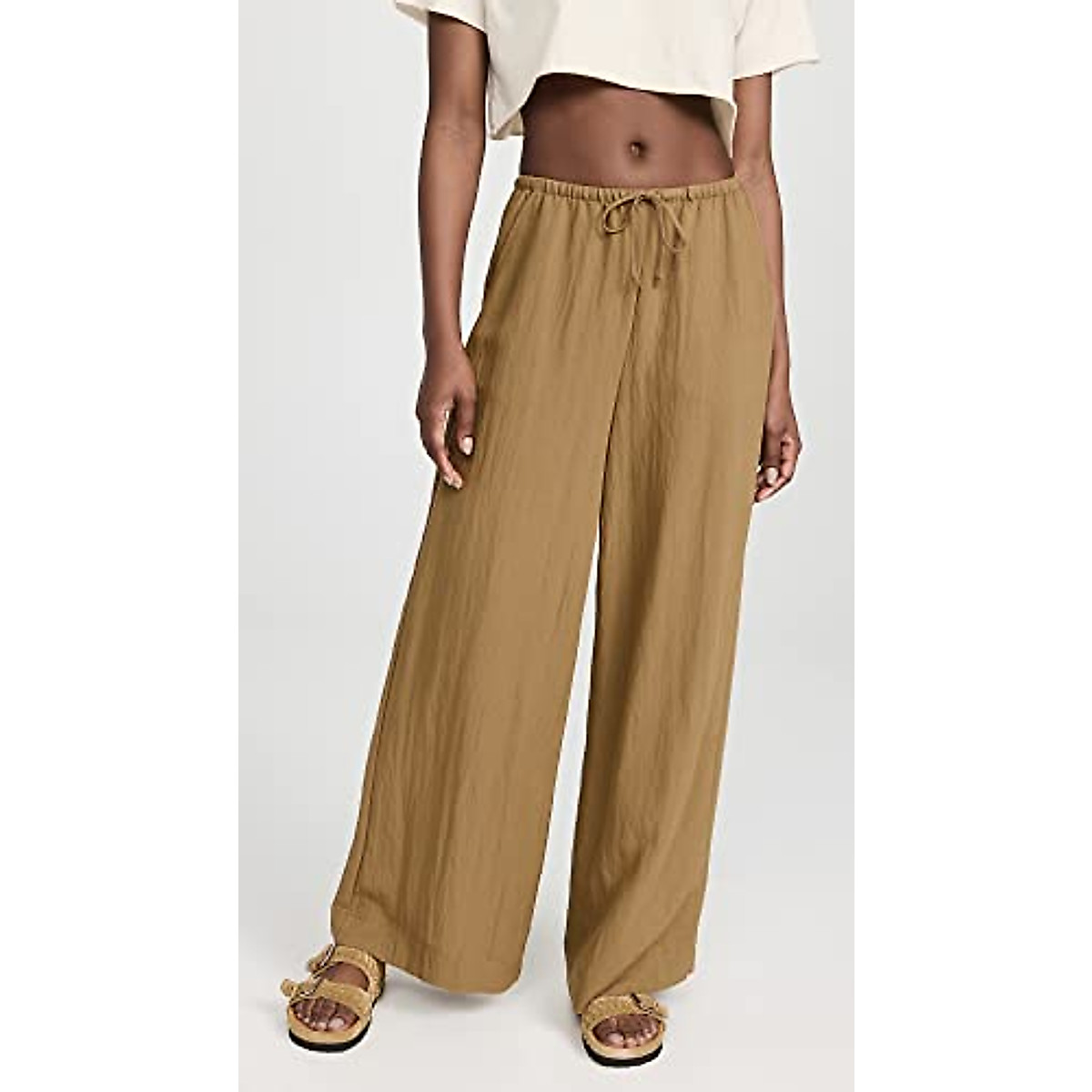 Z SUPPLY Women's Seashore Pants, Otter, Brown, XL