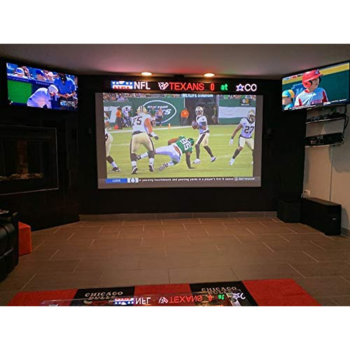 Tickercom Skybox Sports LED Ticker Display Live Scores for Man Cave 78 Inch Titan