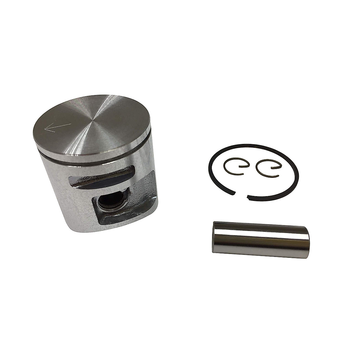 EngineRun 42MM Piston & Piston Ring Kit Compatible With Husqvarna 445 445E 450 450E Jonsered 2245 Parts Chainsaw Replacement Part Fits for OEM 544088403 544 08 84-03