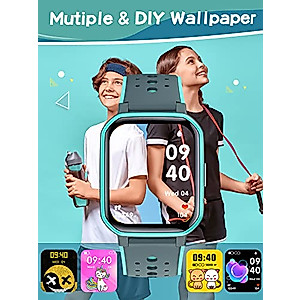 DIGEEHOT Kids Fitness Tracker Watch with Games for Boys Girls Age 6-16, IP68 Waterproof Kids Smart Watch 20 Sport Modes, Pedometers, Alarm Clock, Sleep Tracking, Toy Gifts for Kids