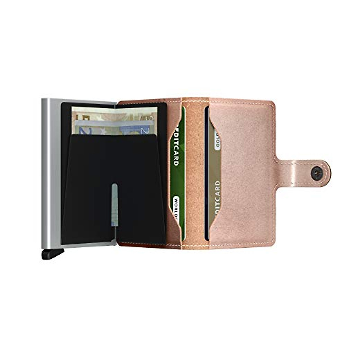 Secrid RFID Wallet, Metallic Rose, Mini