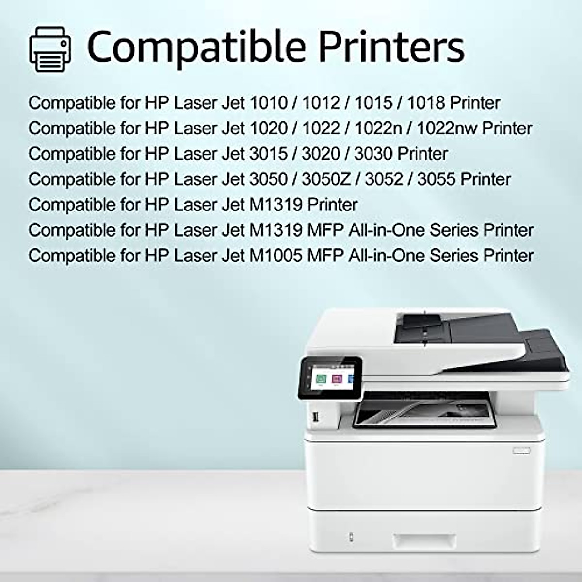 greencycle Compatible Toner Cartridge Replacement for HP 12A Q2612A Work with Laser Jet 1012 1022 1020 1018 1022N 1010 3015 3050 3030 3052 3055 M1319F Printer (Black, 10-Pack)