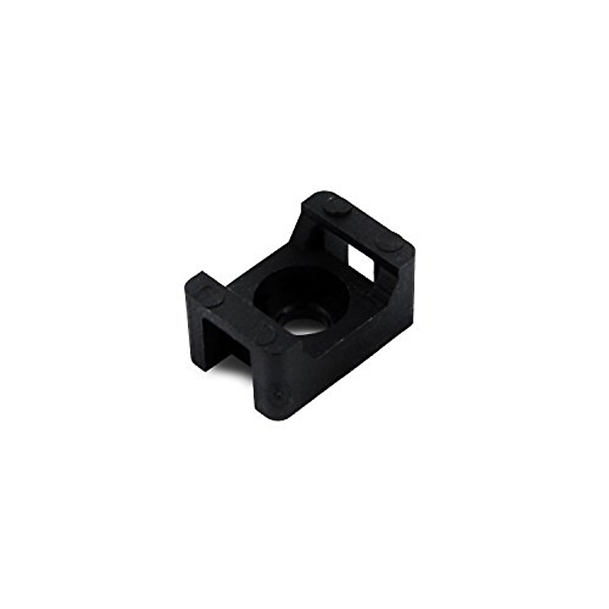 QualGear CM1-B-100-P Cable Tie Mount, Black