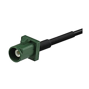 Elecbee Fakra Male to RCA Male Fakra E Vedio Adapter Cable 15cm for Car Reverse Backup Rear View Camera