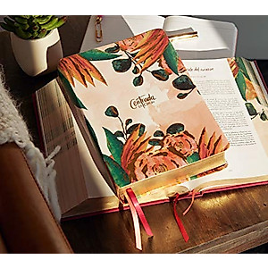 Biblia Reina Valera 1960 Devocional Centrada en Cristo floral, símil piel | RVR1960 Centered in Christ Devotional Bible Floral, LeatherTouch (Spanish Edition)