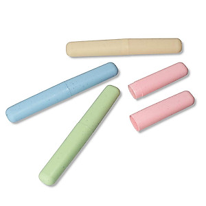 Smartulife Travel Toothbrush Case,10 Pack Portable Toothbrush Storage Box for Travel and Camp,Assorted Color of Toothbrush Case Holder