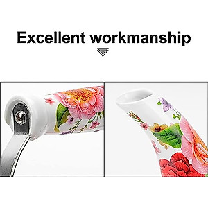 Ceramic Teapot Floral Enamel Tea Kettle Stovetop: Porcelain Enameled Teakettle Colorful Hot Water Tea Kettle Pot with Ergonomic Handle Gas Cooker Water Kettle Tea Pot Red (Color : Red)