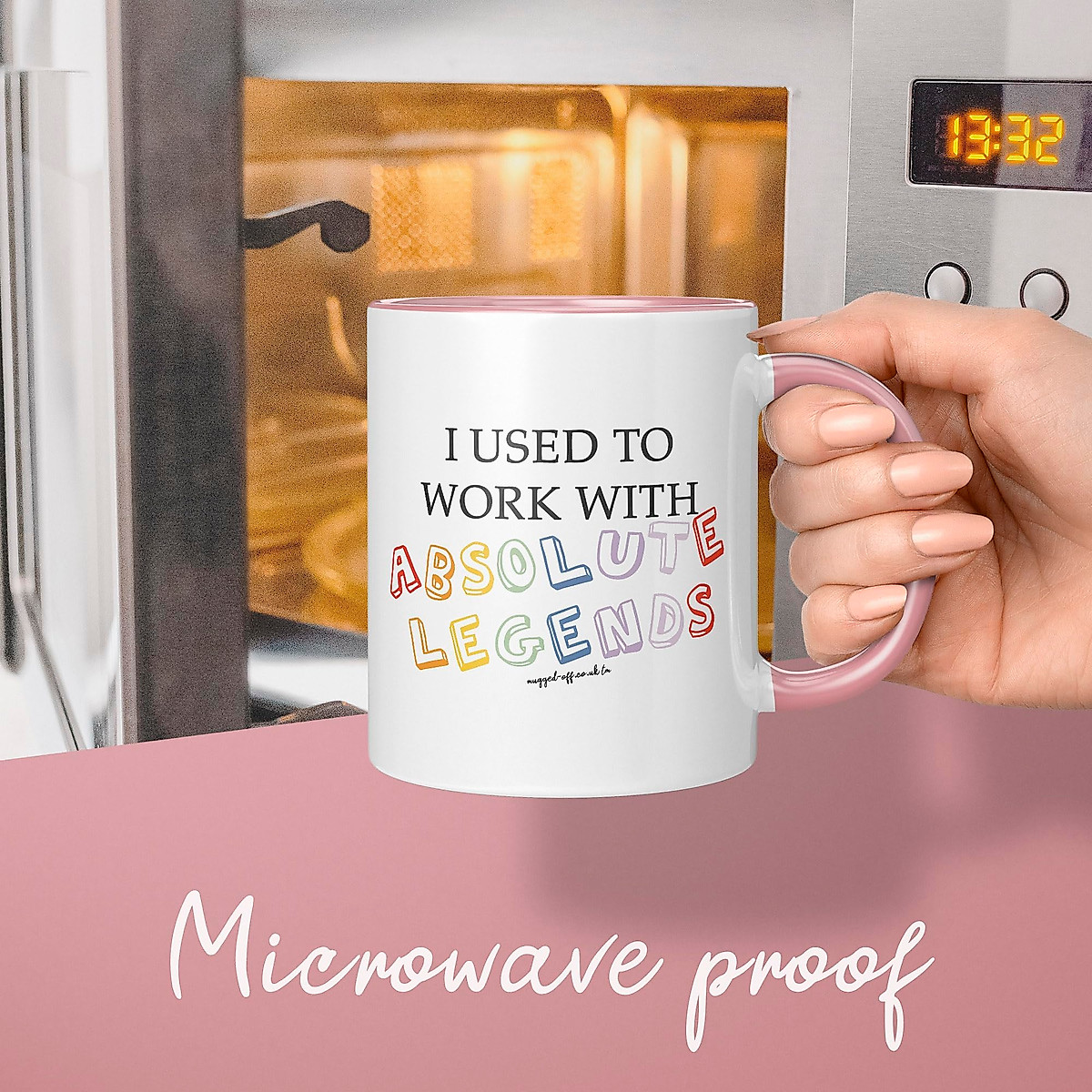 Mugged Off Farewell Gifts I Used to Work with Absolute Legends Mug Funny Retirement Leaving Gifts New Job for Work Boss Leaving Job Gift Colleague Cute Goodbye Gifts