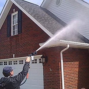 EVILTO Garden Hose Nozzle, High Pressure Hose Spray Nozzle 8 Way Spray Pattern One-Touch Sprayer for Watering Plants, Lawn, Patio, Car Wash, Cleaning，Showering Pet