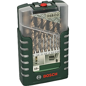 Bosch DIY 2609255133 Metal Drill Bit Set 1-10 mm/HSS-Co / 19-Piece Set