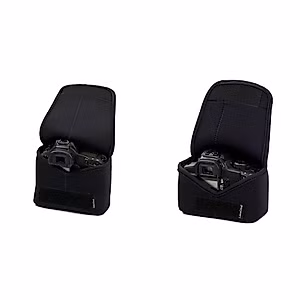 LENSCOAT BodyBag Pro (Black) and BodyBag Compact (Black) Camera Case Bundle