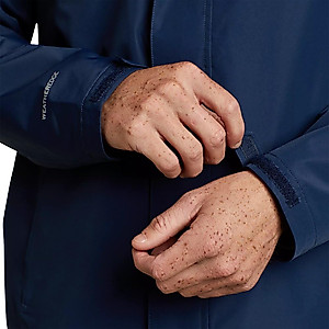 Eddie Bauer Men's Rainfoil Packable Jacket, Waterproof, Black, Medium