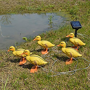 OSALADI Solar Led Stake Lights Duck Garden Lights LED Landscape Lighting for Outdoor Patio Lawn Yard Decorations